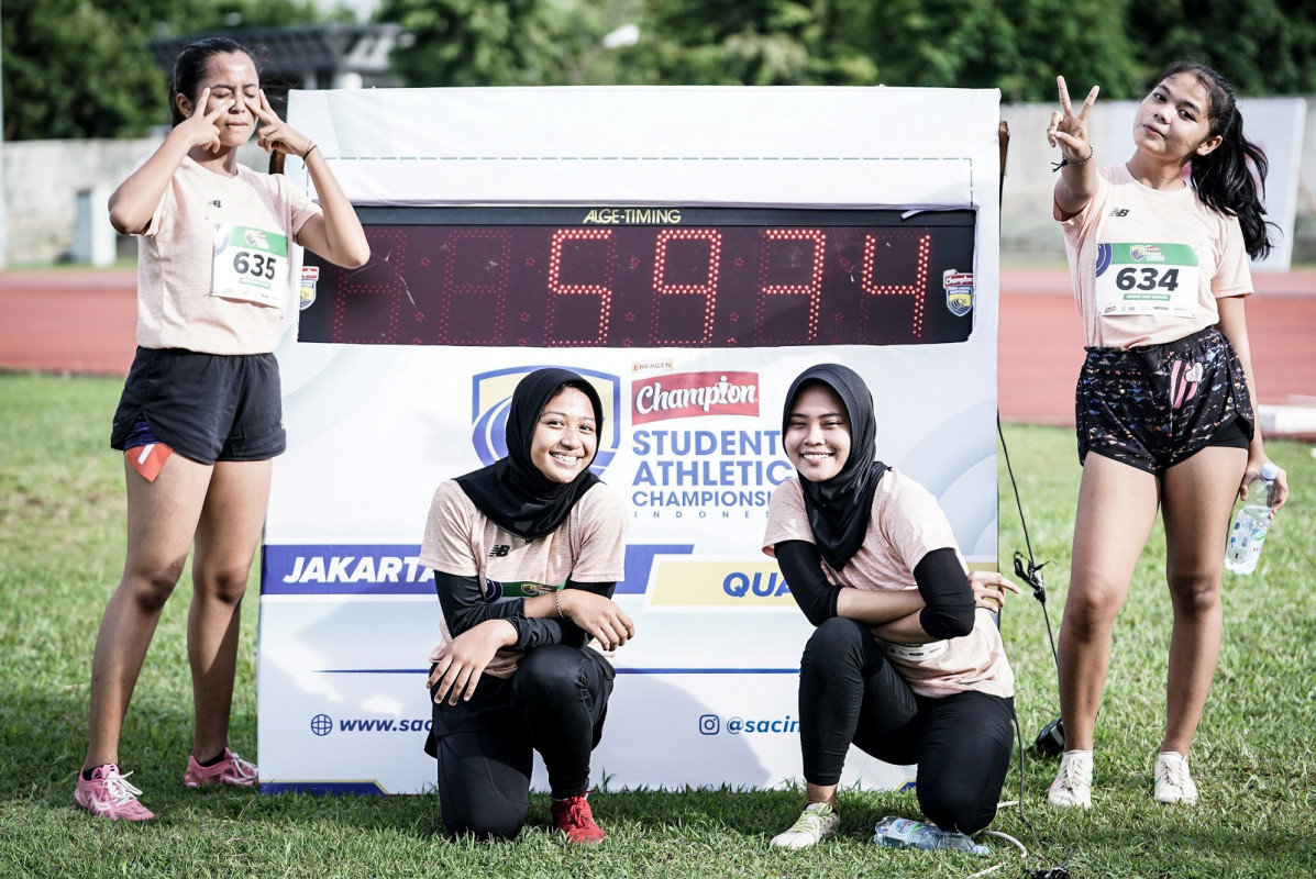 Delegasi SMAN 75 Jakarta Segel Juara Estafet Putri di Jakarta-Banten ...